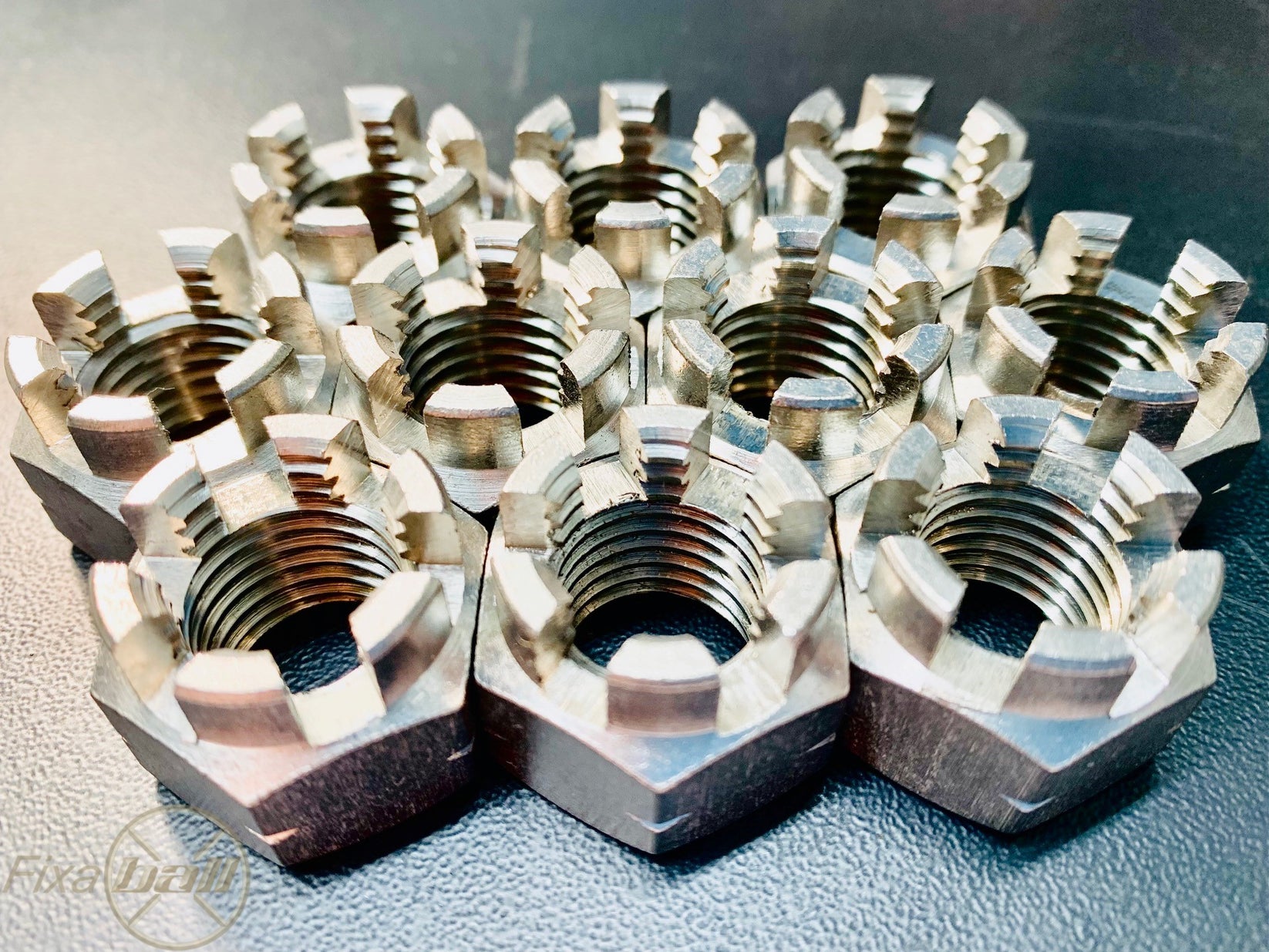 Metric Castle Slotted Hex Nuts A2 304 Stainless Steel DIN 935 ...