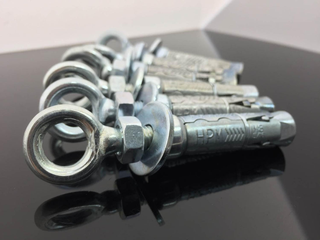 M6 M8 M10 M12 Eye Bolt Masonry Shield Anchor Zinc – Fixaball Ltd ...