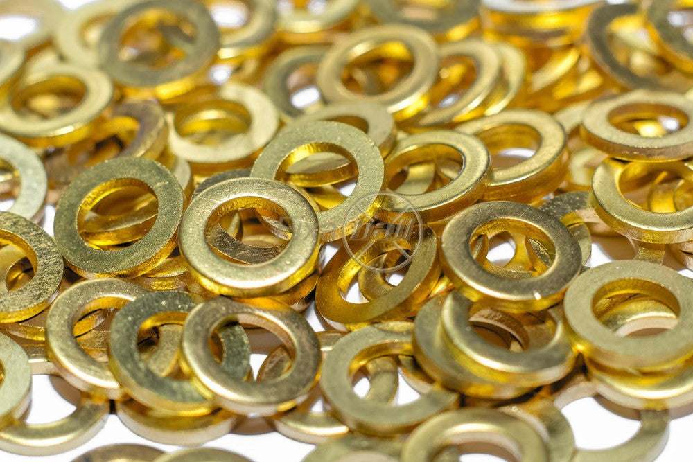 M2.5 - M16 Washers Flat Form A Brass DIN125A – Fixaball Ltd. Fixings ...